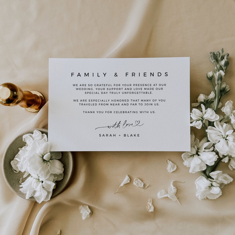 Thank You Cards Wedding 4x6, Printable Photo Card Template 5x7 ...