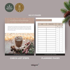 Christmas Event Party Planner, Printable Holiday Step Checklist ...
