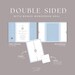 Tropical Invitation Gatefold, Dusty Blue Wedding Invite, Coastal ...
