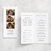 Wedding Program Template Trifold, Infographic Itinerary Booklet ...