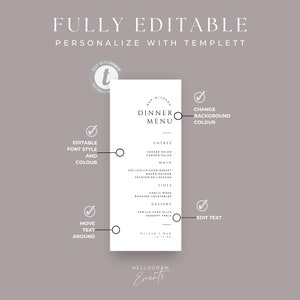 Bar Mitzvah Dinner Menu, Printable Minimal Reception Sign, Simple ...