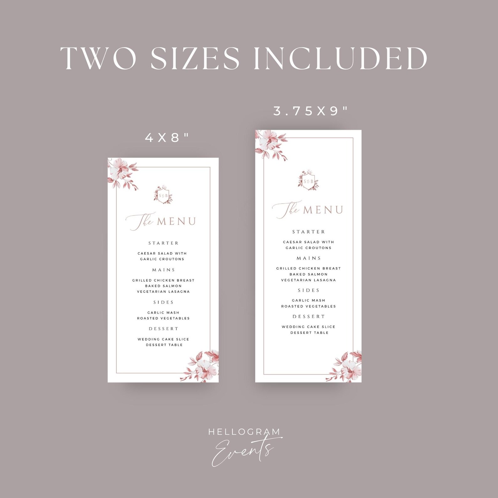Dusty Rose Toile Wedding Menu, Printable French Vintage Place Setting ...