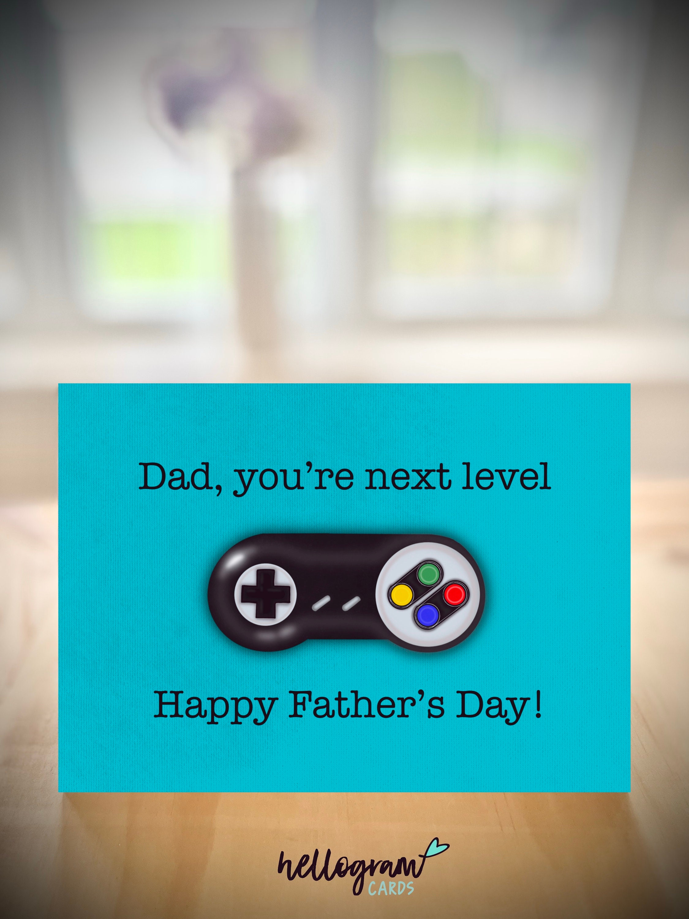 Printable Fathers Day Video Game Gamer Card Digital Download From Son ...