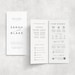 Wedding Program Template Trifold, Infographic Itinerary Booklet ...