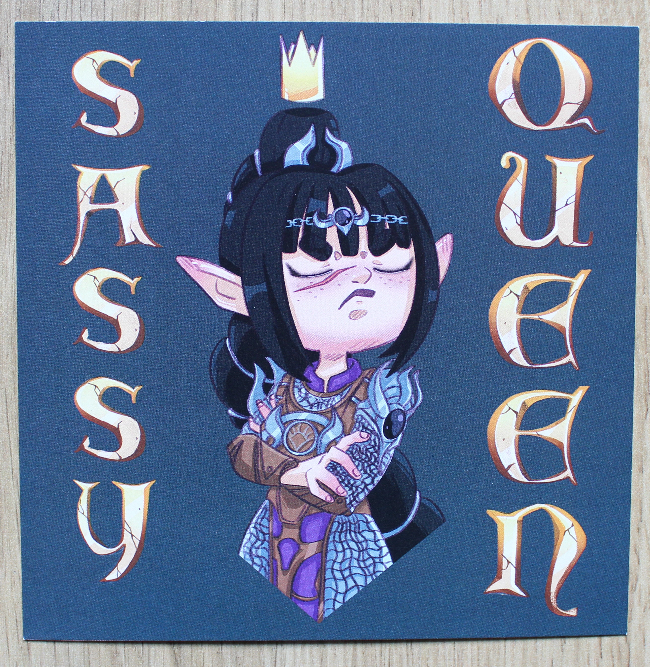 Small Square Ombreheart Sassy Queen BG3 - Etsy