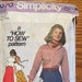 CUT Pattern/misses' Shorts-pants/sewing Pattern Simplicity 7092/1 Hour ...