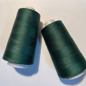 Green-sure Lock Serger-overlock Thread/0784 Spruce/coats & Clark 100% ...