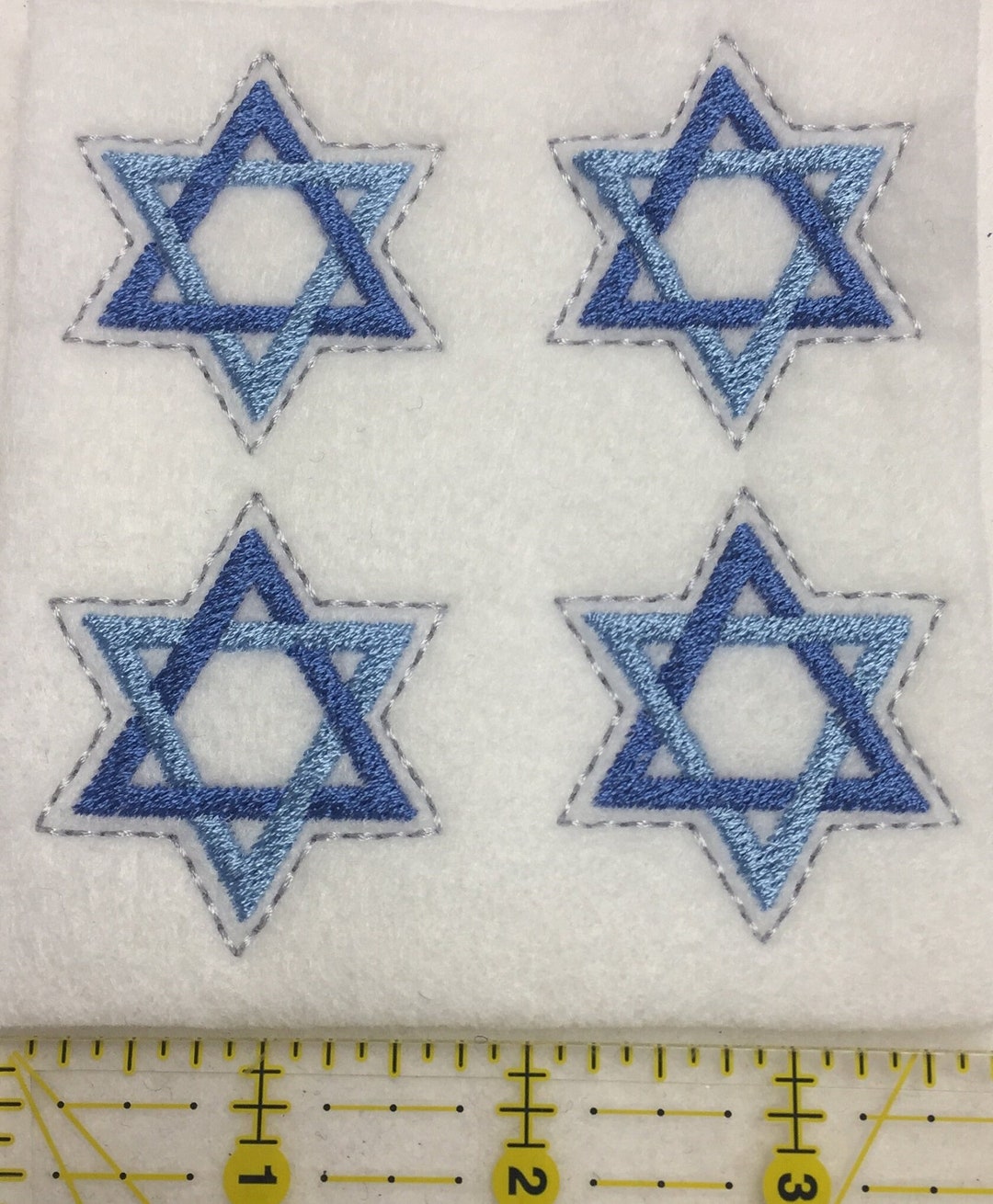 Star of David Jewish Hebrew Religious Felties/handmade Craft ...