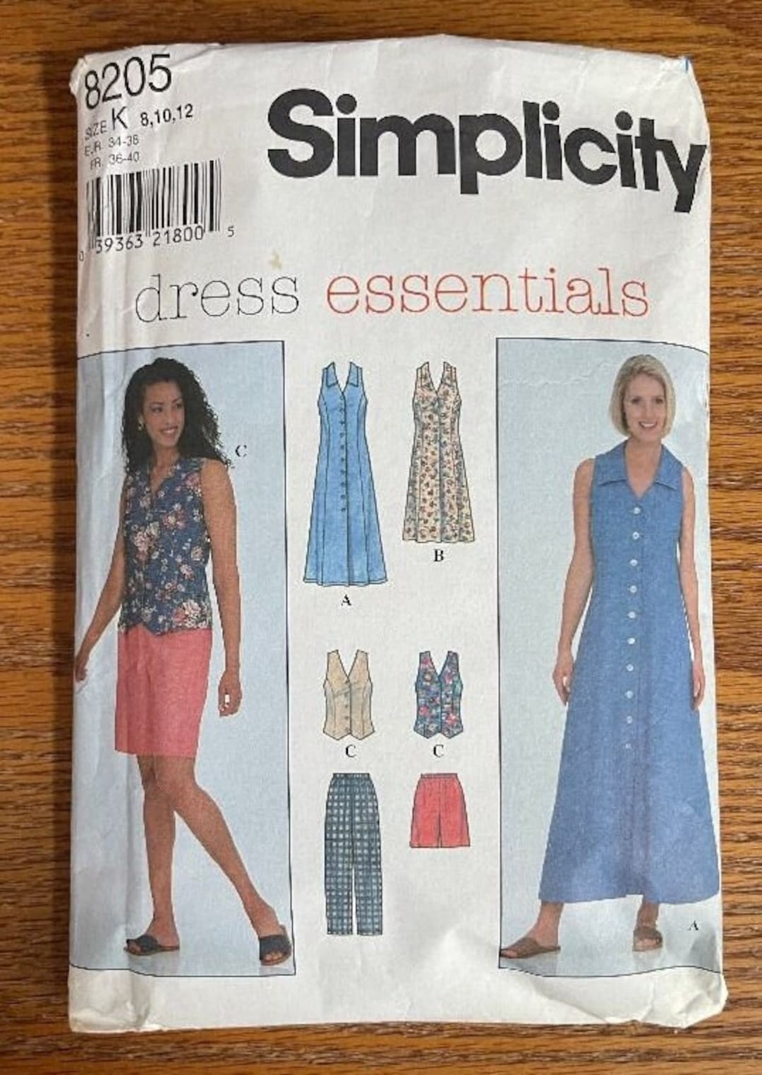 Uncut Pattern/misses-misses Petite Dress-vest-pants-shorts/sewing ...