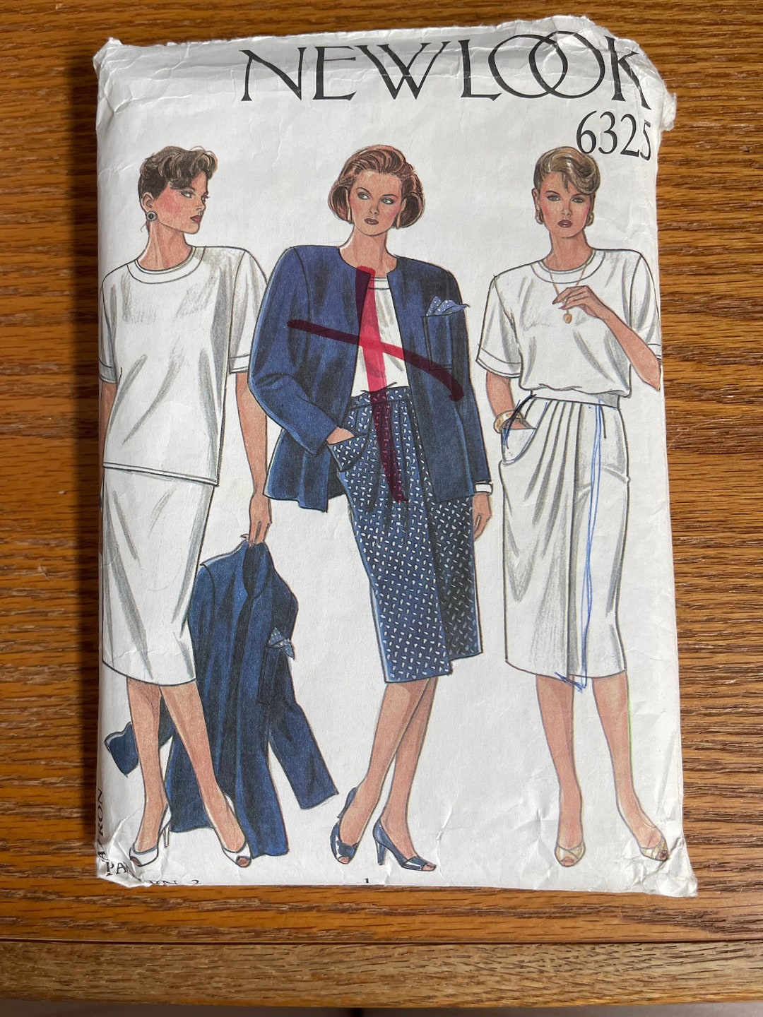 UNCUT Pattern/misses Versatile Jacket & Skirt/sewing Pattern-new Look ...