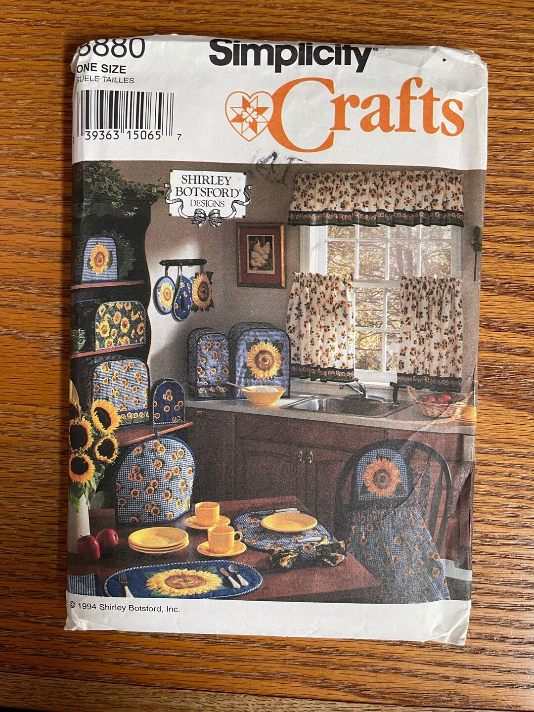 UNCUT Pattern/simplicity 8880/simplicity Home Decor-curtains-apron ...