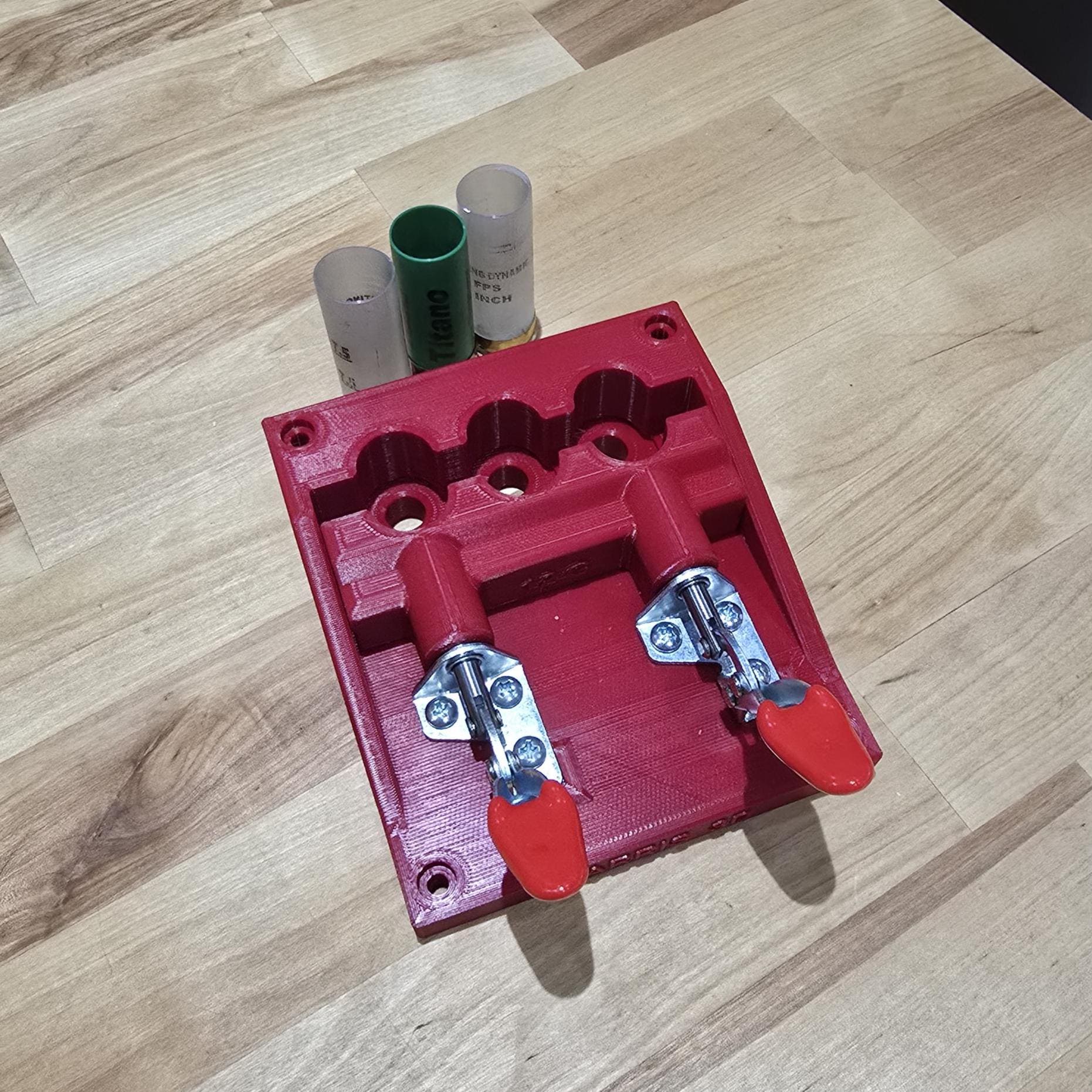 Shotgun Shell Hull Roll Crimp Clamp Vise 12-16-20-28-410 Triple Clamp ...