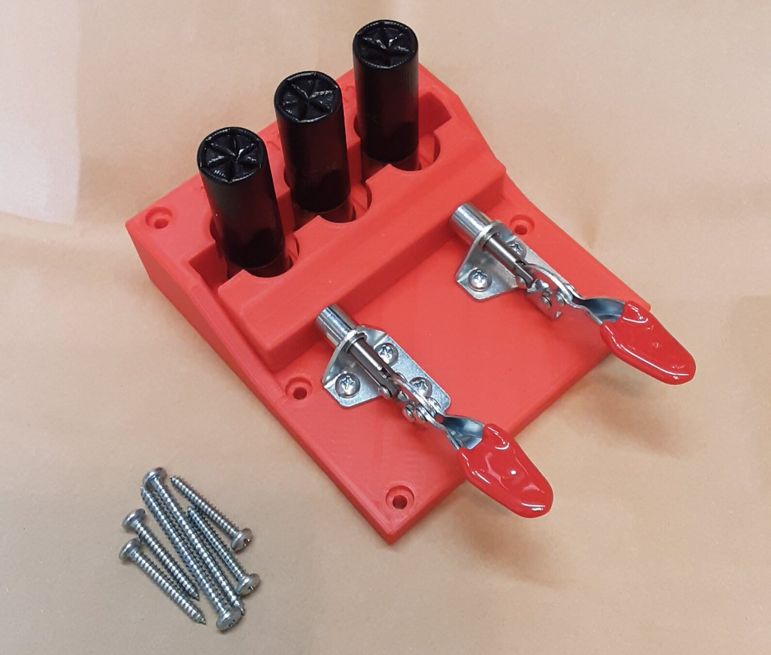 Shotgun Shell Hull Roll Crimp Clamp Vise 12-16-20-28-410 Triple Clamp ...