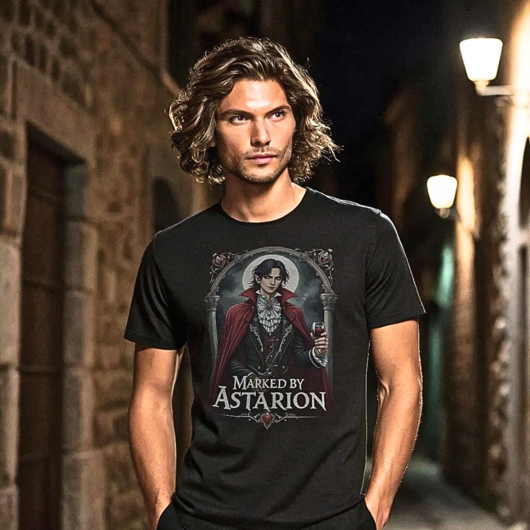 Marked by Astarion Shirt Baldur's Gate 3 Vampire Tee, BG3 Merch, Gothic ...