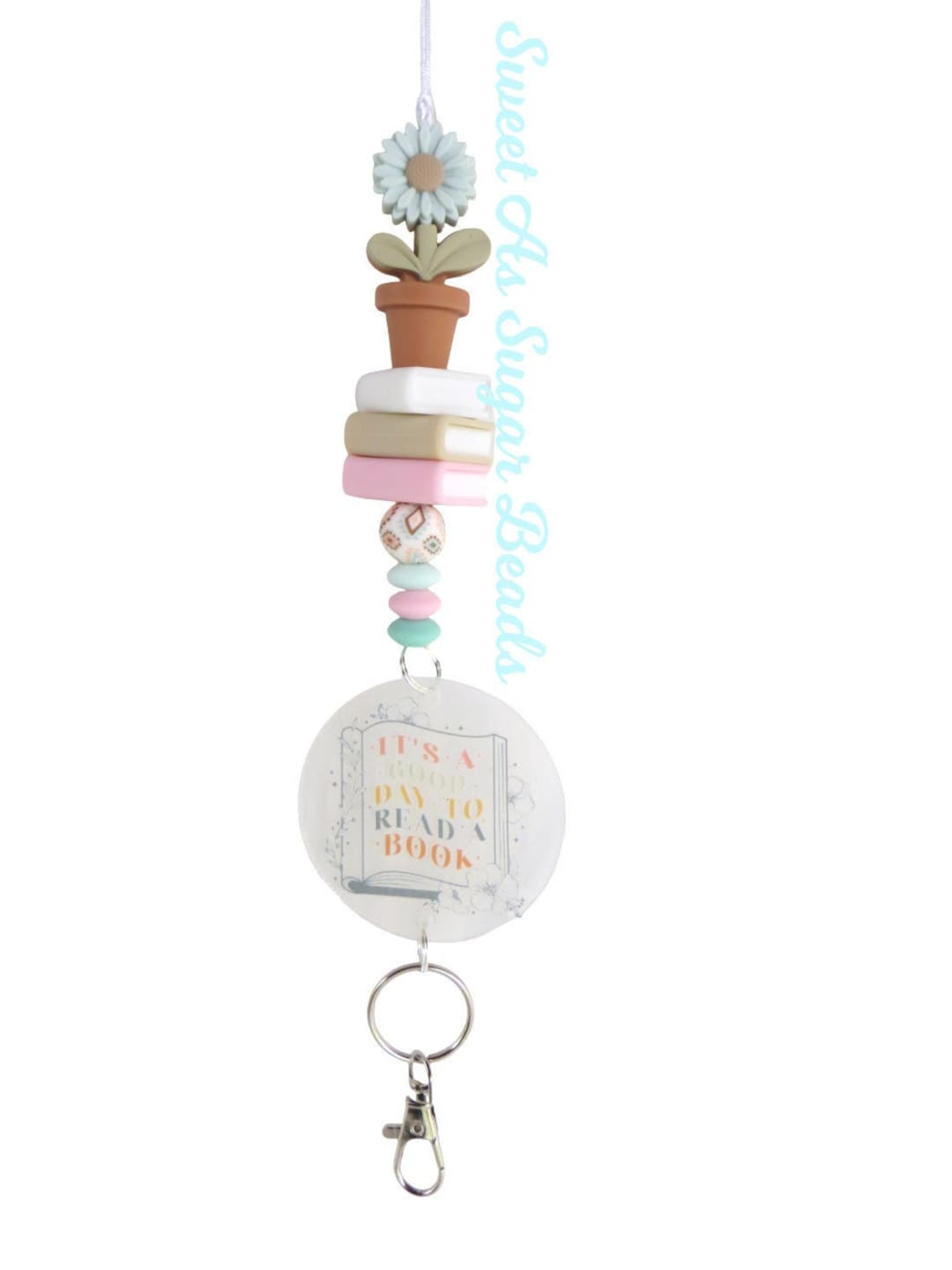 Lanyard-teacher-classroom-it's A Great Day to Read A Book-librarian ...