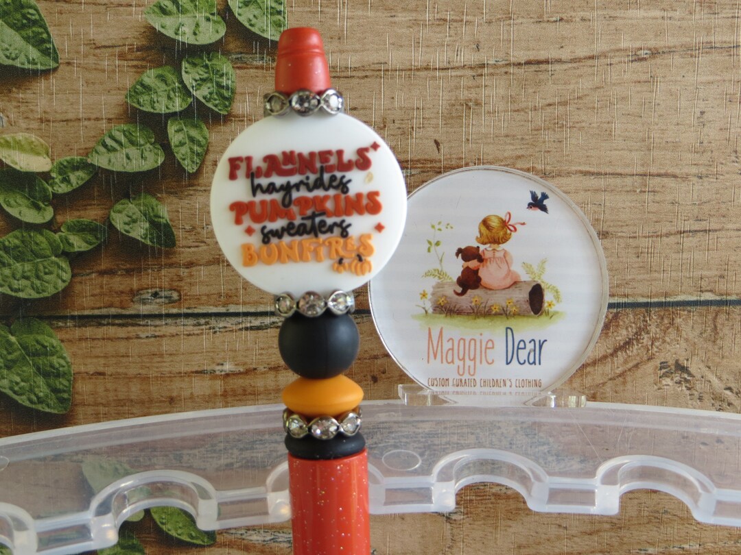 Ink Pen-classic Fall-autumn-pumpkins-flannel-cozy-farm-farmers Market ...