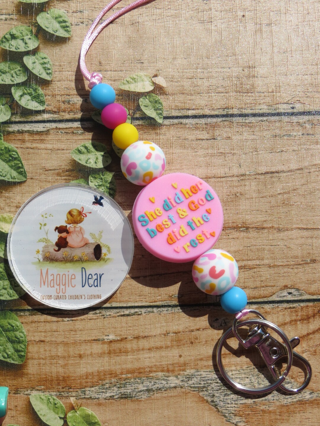 Teacher Lanyard-christian School-she DID HER Best-sunday School-teacher ...