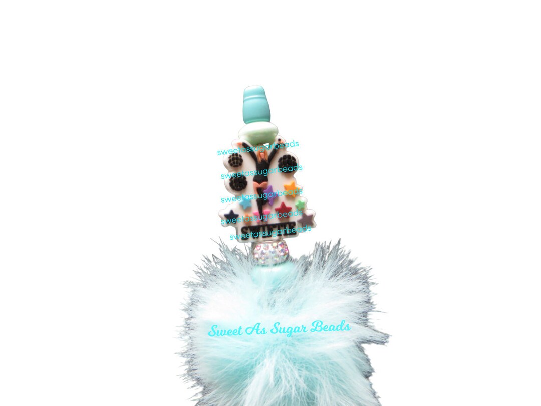 Beaded Ink Pen-singer-star-taylor-gift-silicone Beads-focal - Etsy