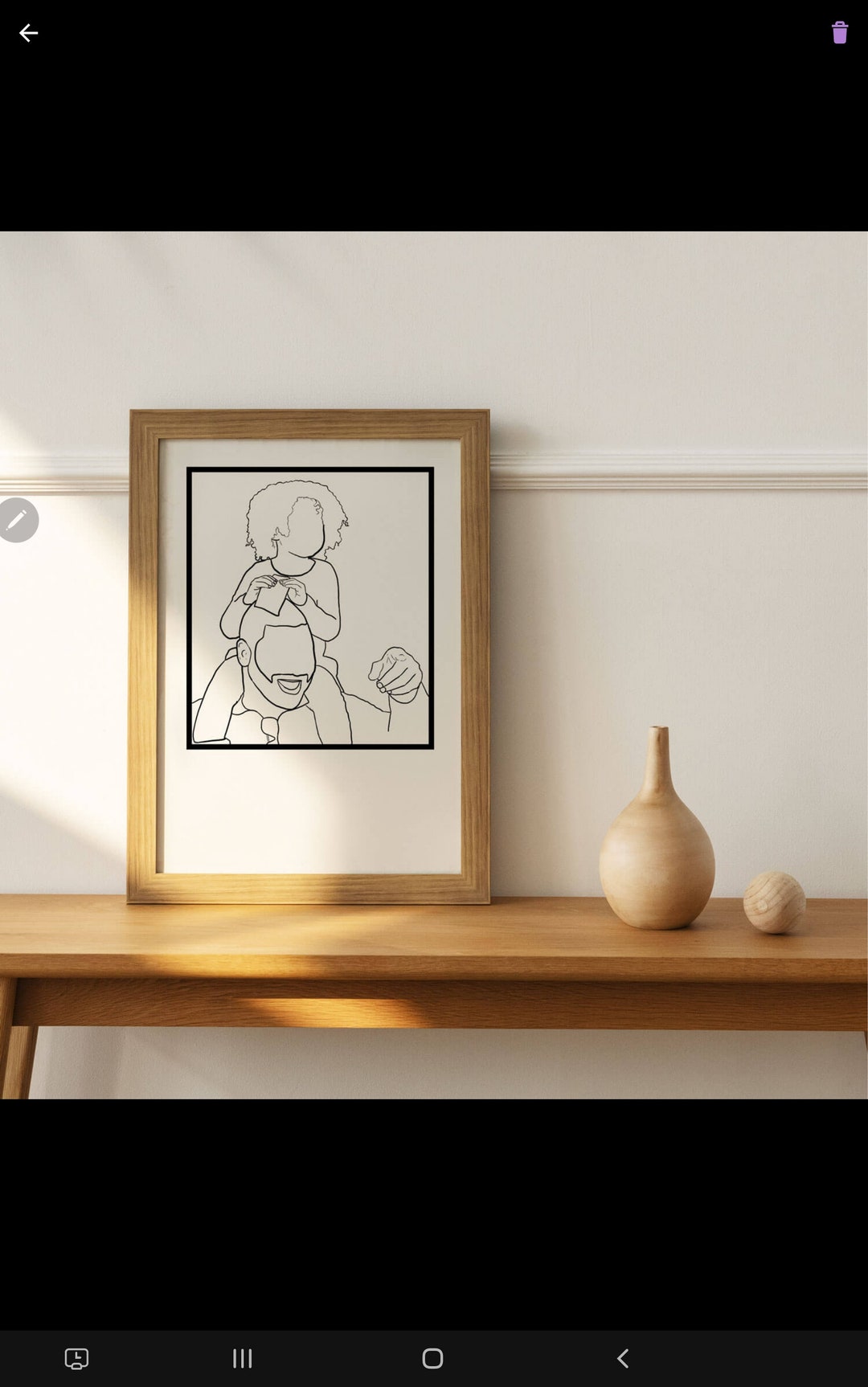 Simple Outline Custom Illustration - Etsy