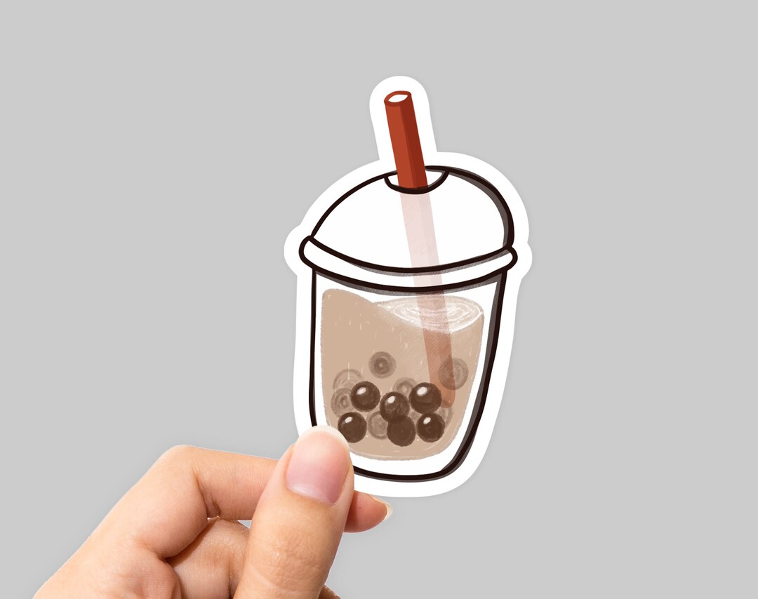 Boba Sticker, Bubble Tea Sticker, Tea Sticker, Drink Sticker, Best ...
