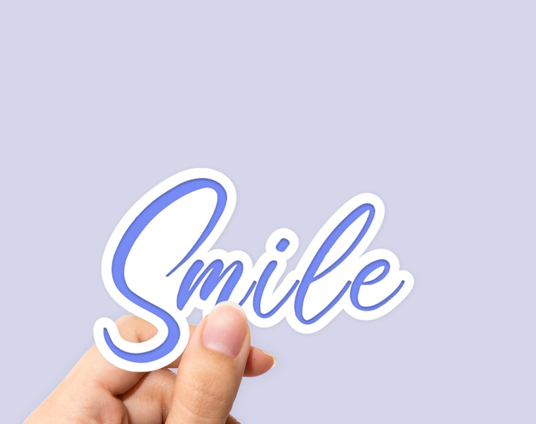 Smile Sticker, Smile Decal, Smile Laptop Sticker, Smile Laptop Decal ...