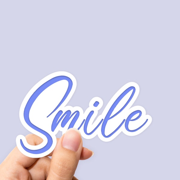 Smile Decal - Etsy