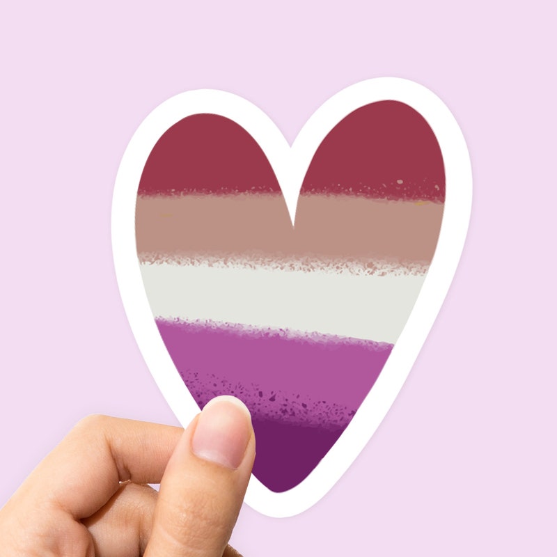 Lipstick Lesbian Stickers - Etsy