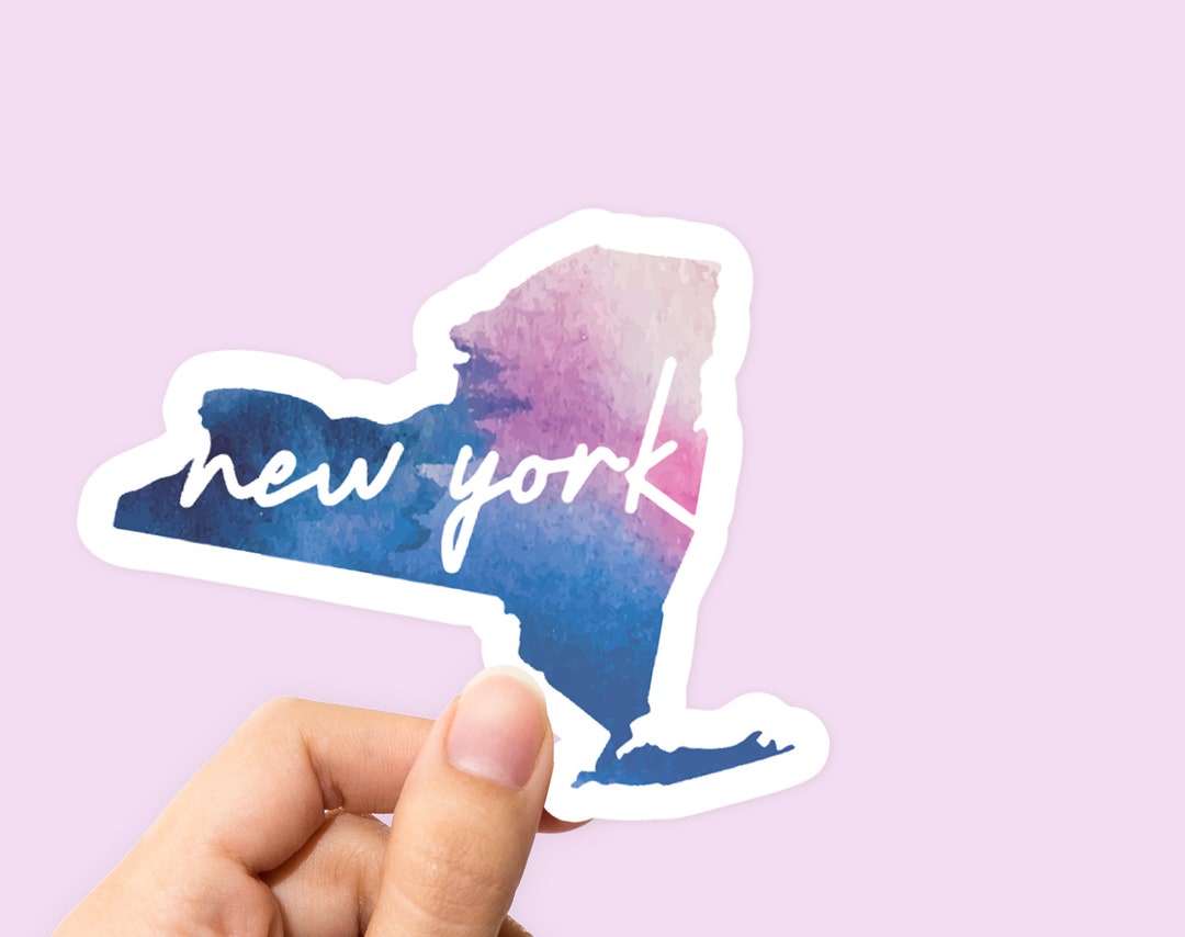 New York State Sticker, New York Sticker, Love New York Sticker, New ...