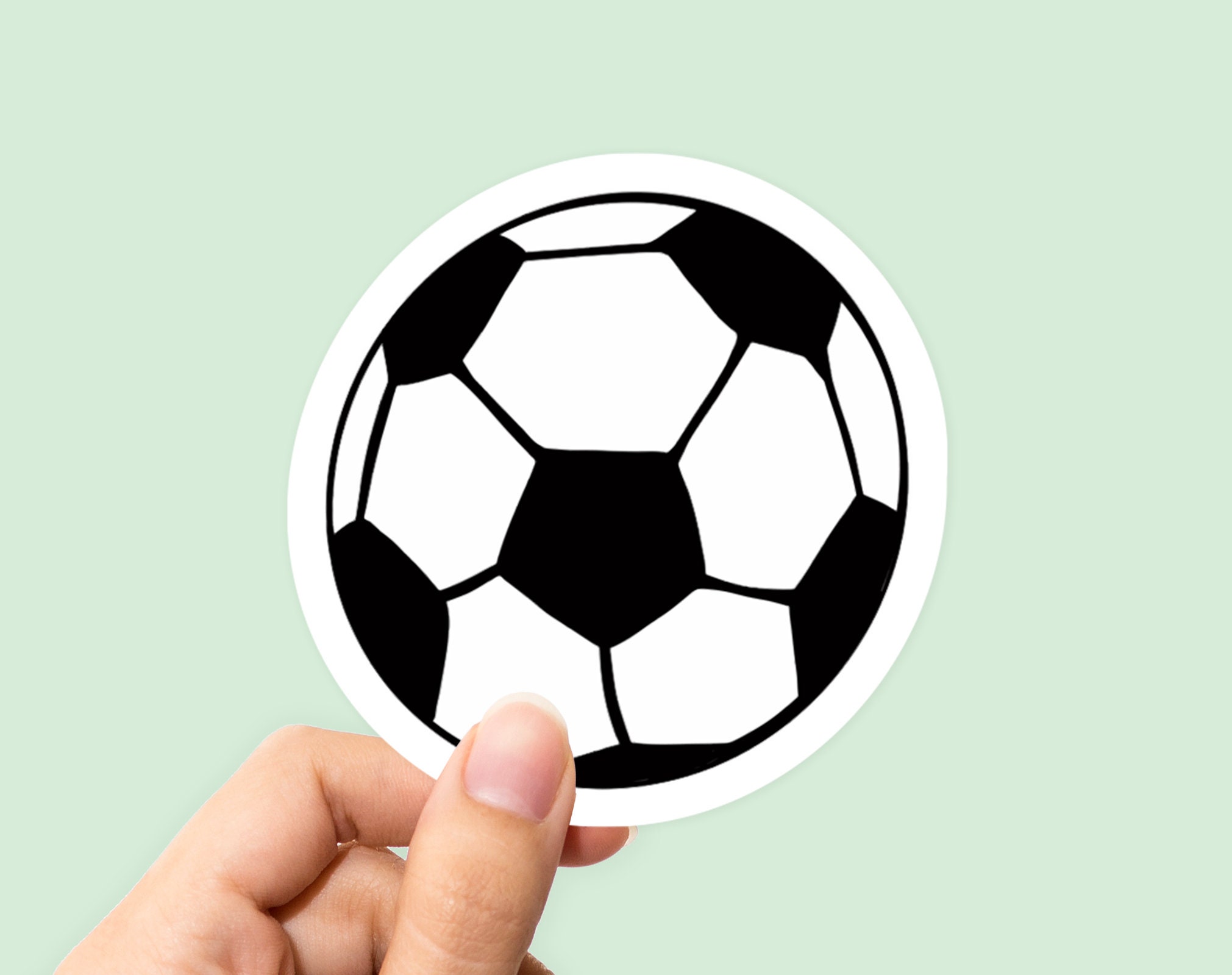 Soccer Ball Sticker, Soccer Sticker, Ball Sticker, Sport Sticker, Sport ...