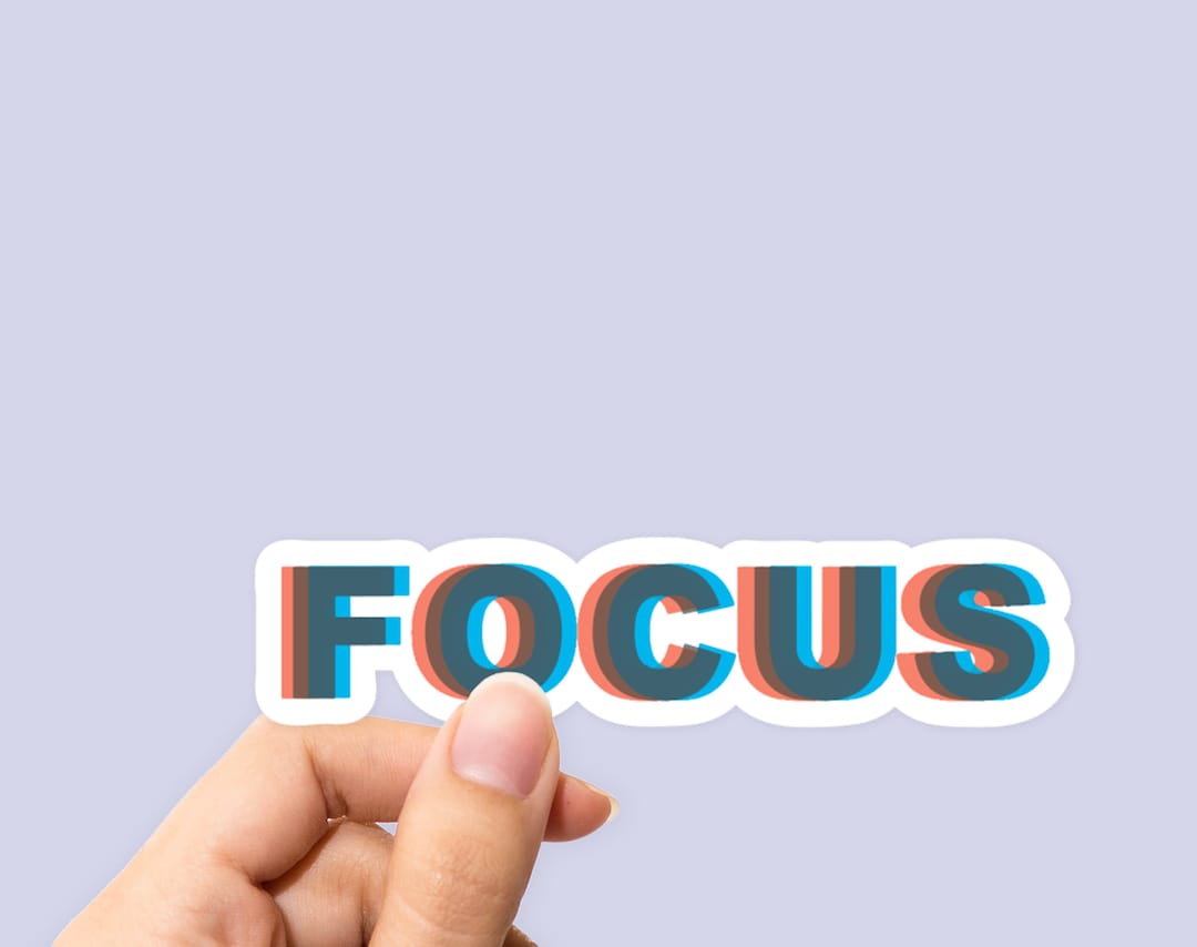 Focus Sticker, Focus Decal, Stay Focused Sticker, Stay Focused Decal ...