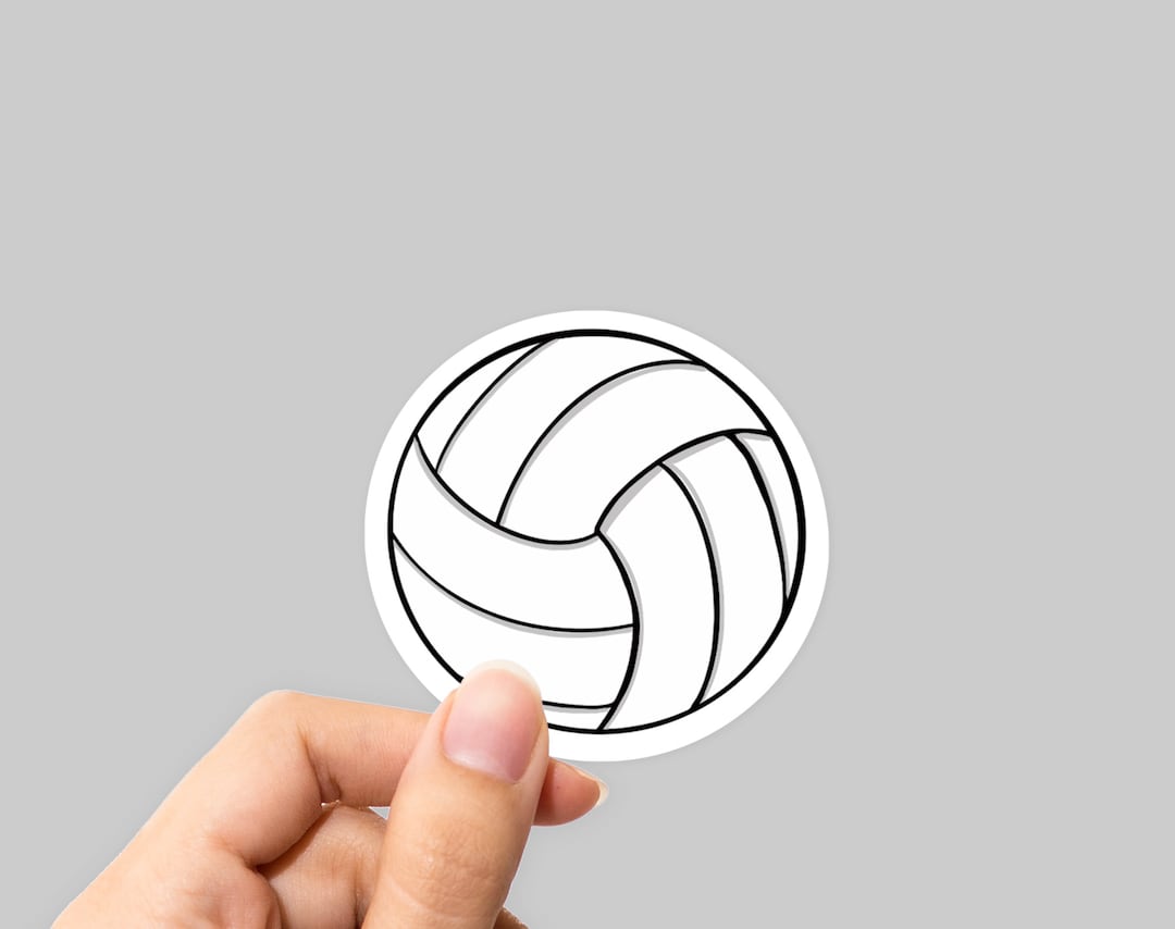 Volleyball Ball Sticker, Volleyball Sticker, Ball Sticker, Sport ...