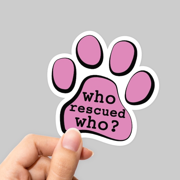 Who Rescued Who - Etsy