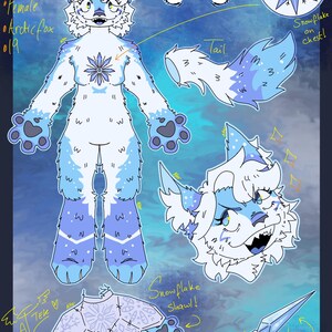 Furry/human Reference Sheet Commissions!! (read Desc.!!) - Etsy