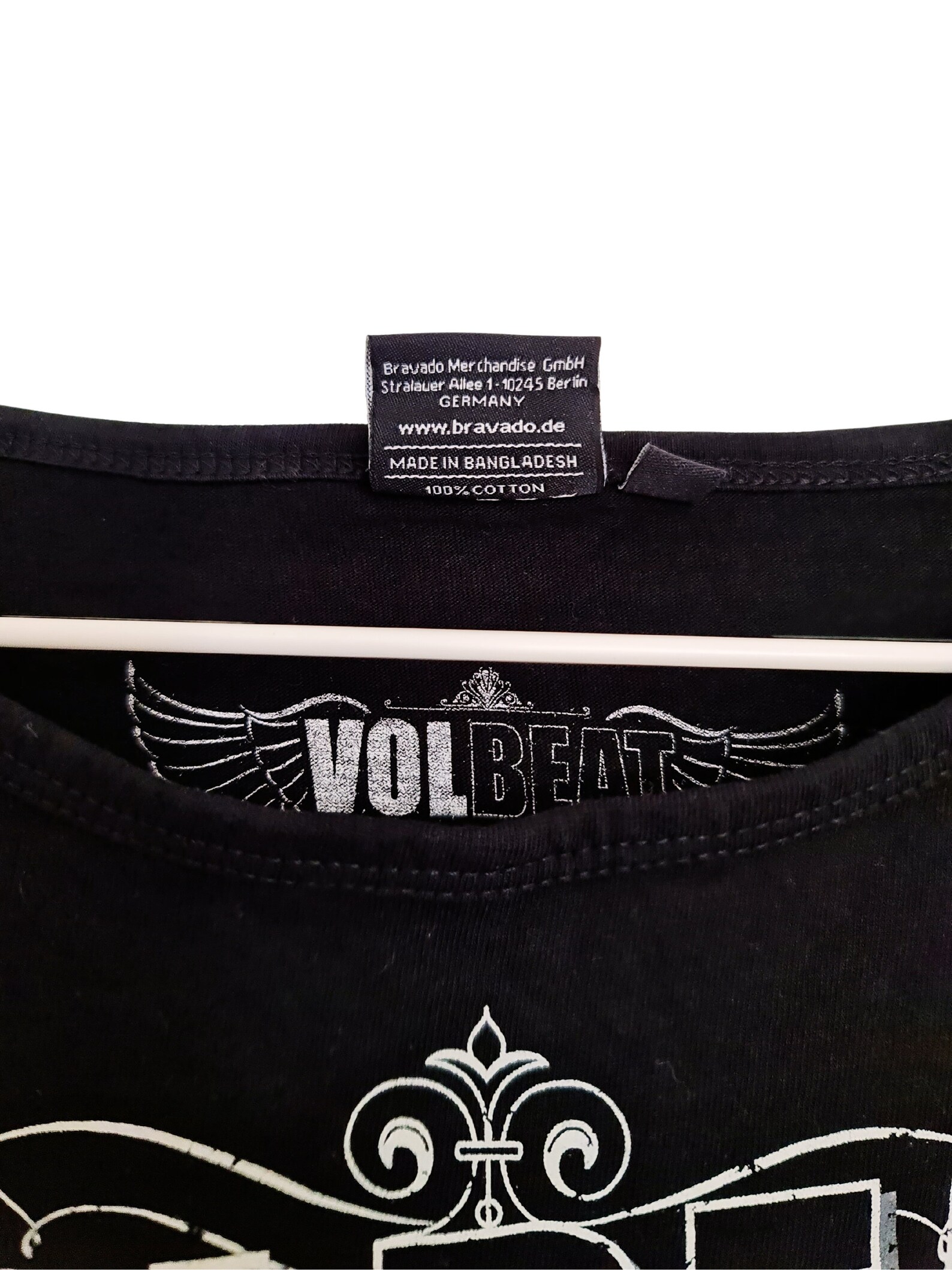 Original Volbeat Merchandise Licensed Black Fringe Top M Shake Some ...