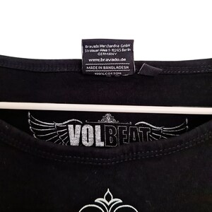 Original Volbeat Merchandise Licensed Black Fringe Top M Shake Some Dust 2013 - Etsy