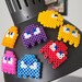 PACMAN - Perler Beads Fridge Magnets/retro/video Games/ Characters ...