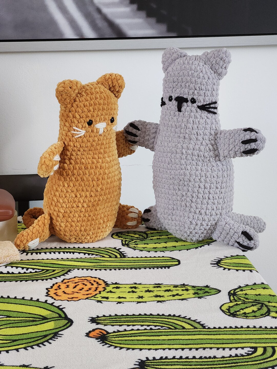 Chunky Amigurumi Cats- Handmade/ Crochet/ Knitted - Etsy