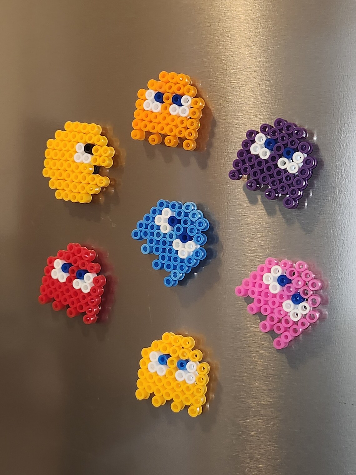 PACMAN - Perler Beads Fridge Magnets/retro/video Games/ Characters ...