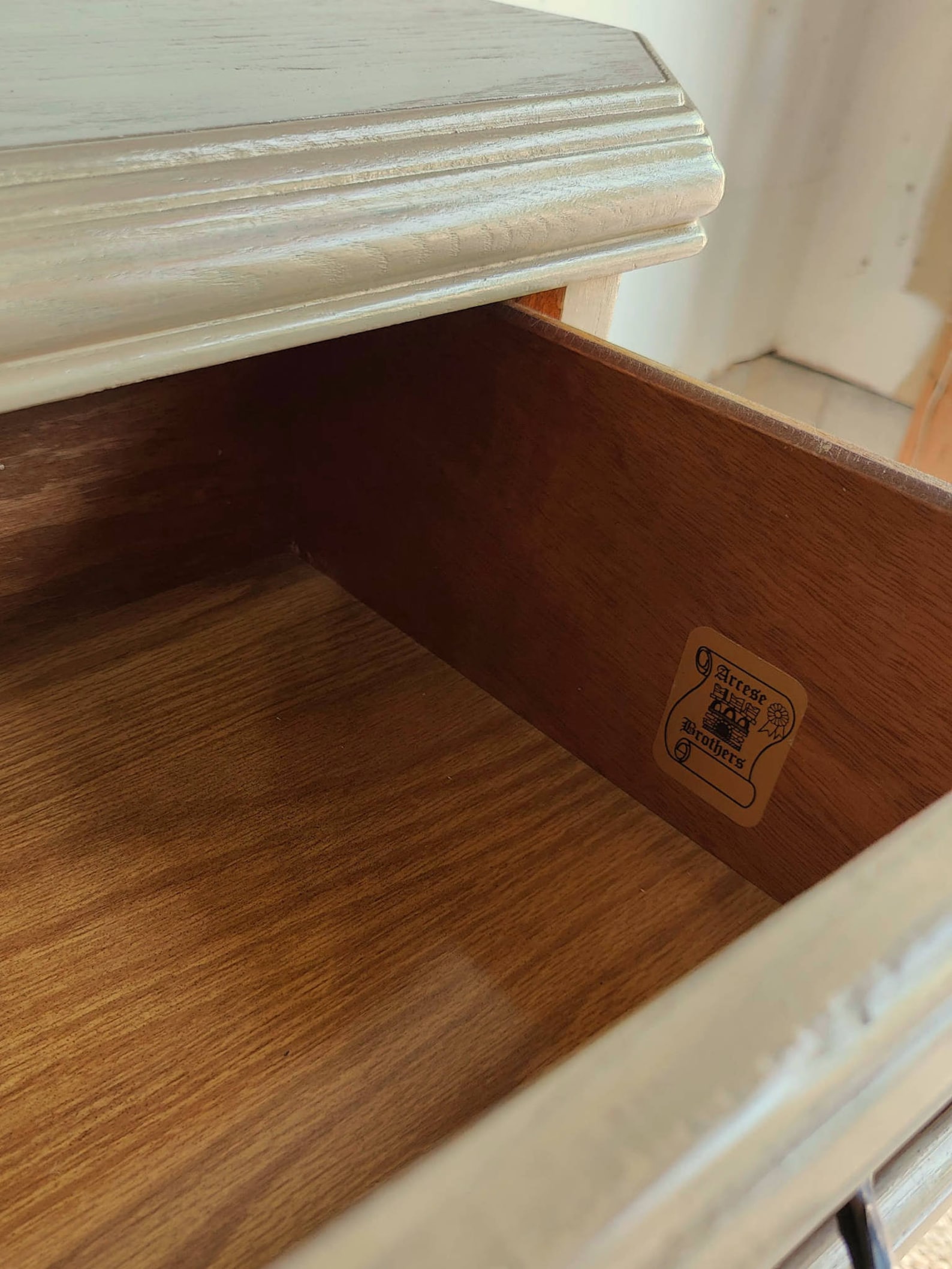 SOLID WOOD TABLE, Oak Wood Table, Entryway Table, Vintage Solid Oak ...