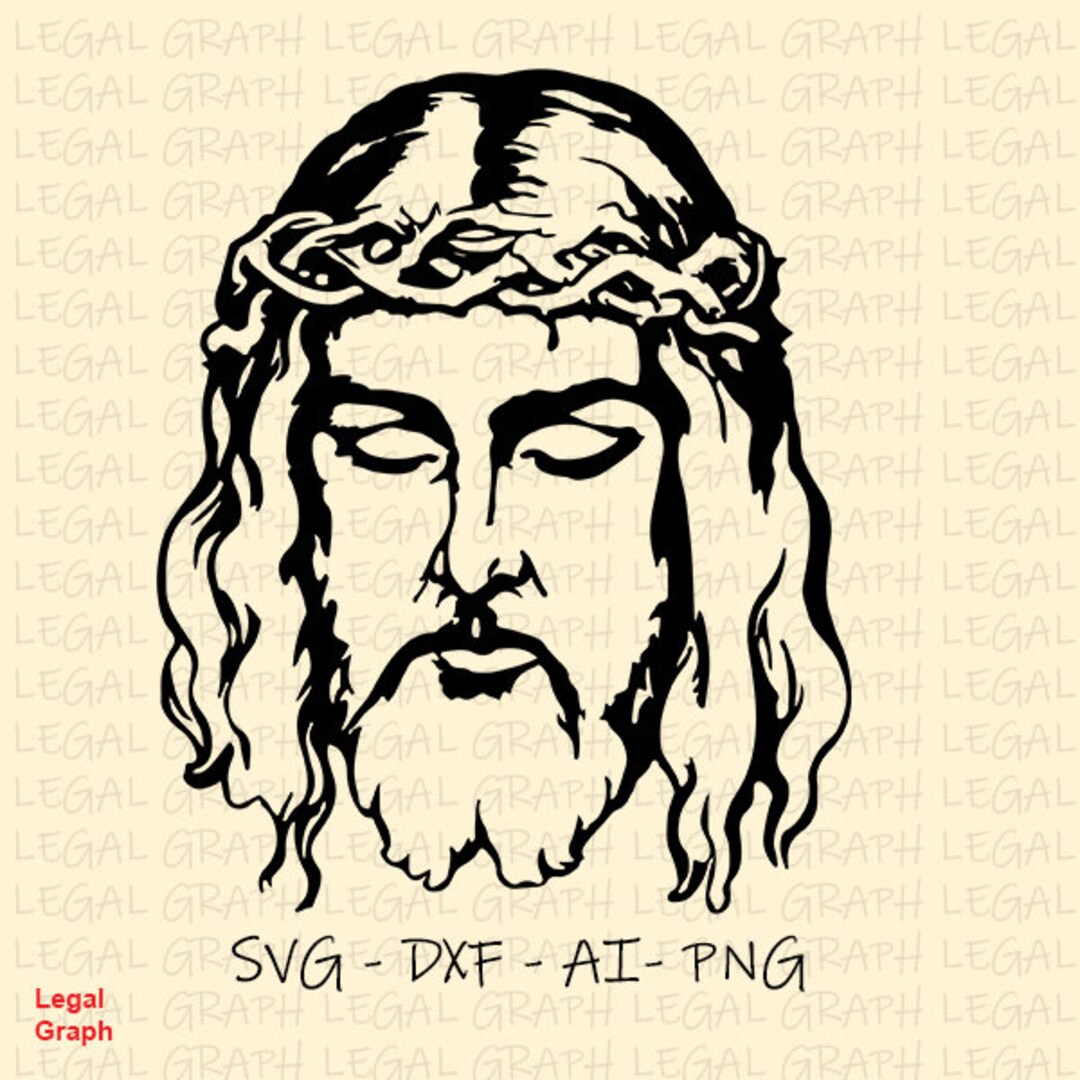 Jesus Graph,svg,png,ai,dxf All File Included - Etsy