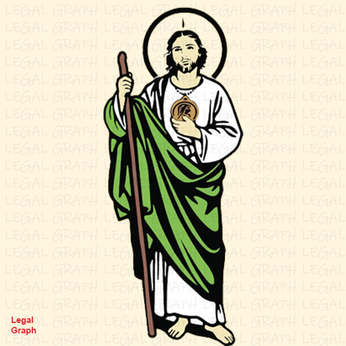 Saint Jude Thaddeus Svg, Cricut, Silhouette, Cutting Files, T-shirt Printing, Vector, Design ...