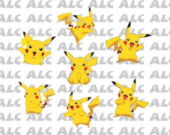 Poke Svg, Pika Svg, Png, Dxf, Eps - Etsy