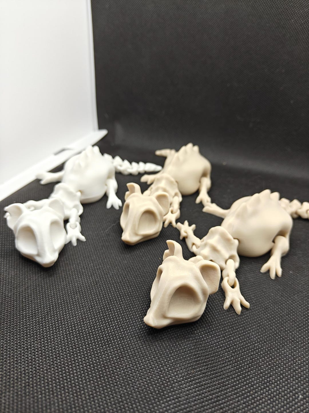 Unique 3D Printed Bone Rat Articulating Skeleton Rat Ornament Perfect ...
