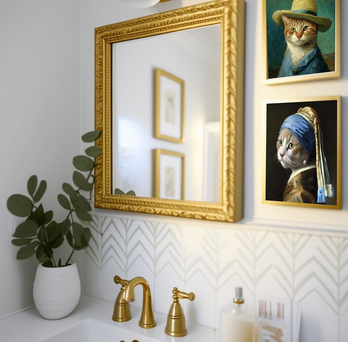 Classic Portraits Reimagined: Cats in Art History Collection - Etsy