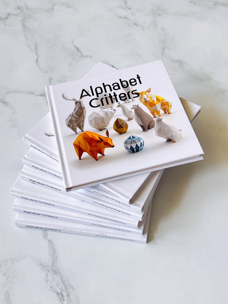 Whale Print, Alphabet Critters, AI, Animals, Editioned, Childrens Book ...