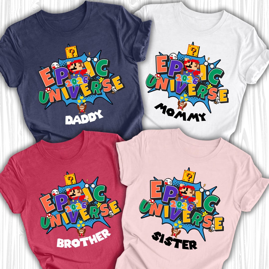 Custom Epic Universe 2026 Shirts, Epic Universe Shirts, Epic Universe ...