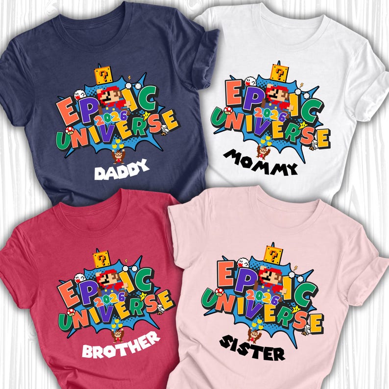 Custom Epic Universe 2026 Shirts, Epic Universe Shirts, Epic Universe ...