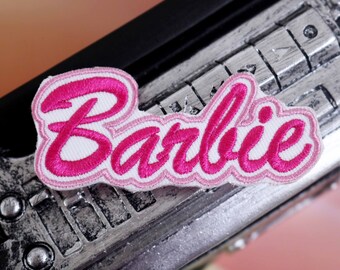 IRON ON Patch-barbie Logo Inspired-iron on - Etsy