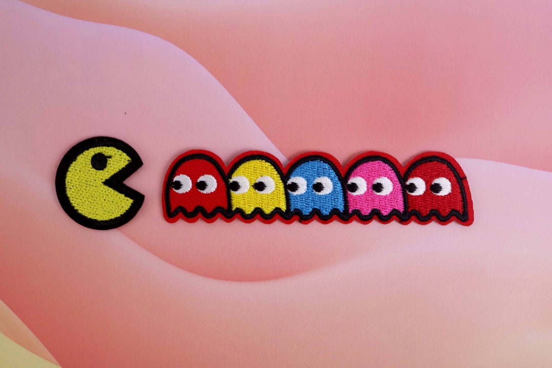 Pac-mancolorfulappliqueembroidered Patchcute Patch DIY - Etsy