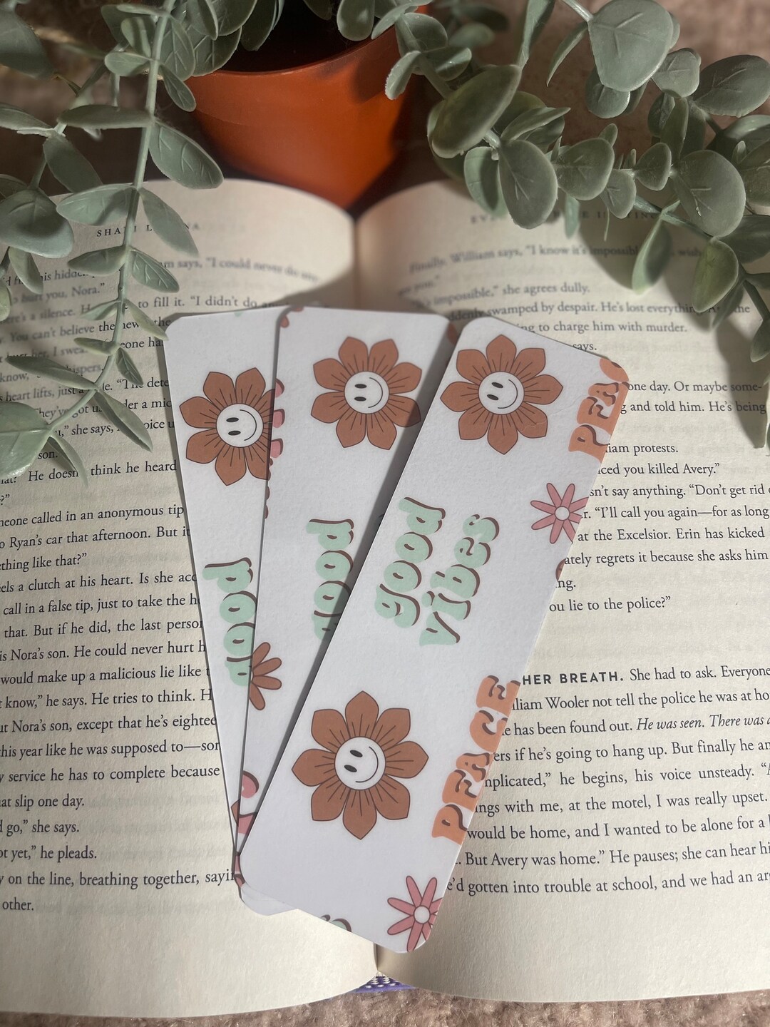 Good Vibes Bookmark - Etsy